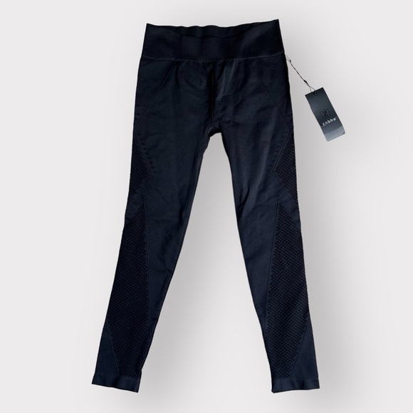 Zobha | Pants & Jumpsuits | Zobha Black Lasercut Workout Leggings ...